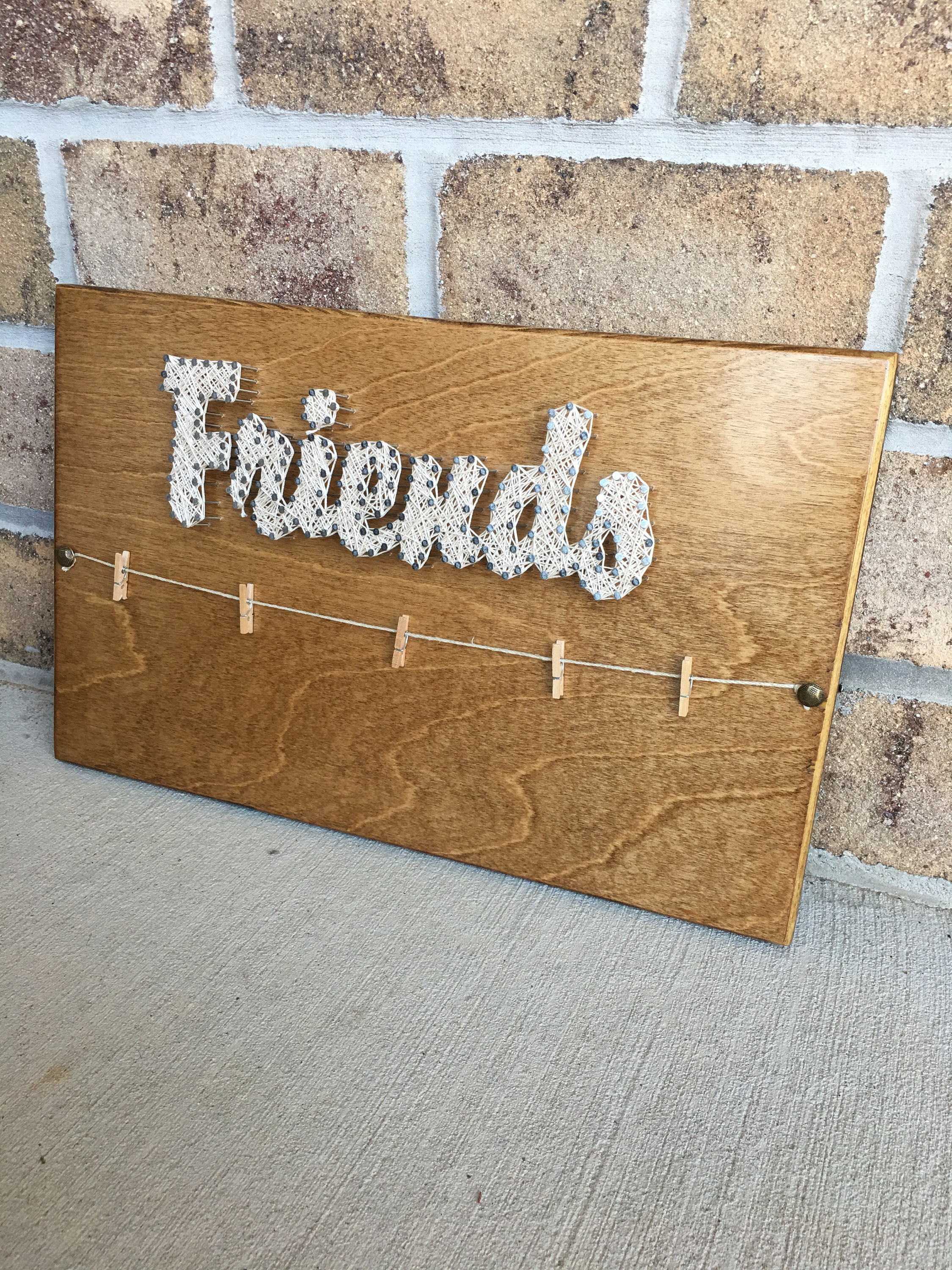 Custom Made to Order Friends String Art Board With Picture | Etsy