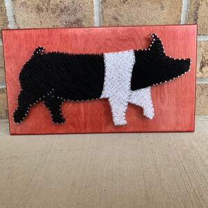 Custom Made to Order Pig String Art - Etsy