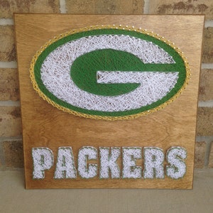Custom Made to Order Green Bay Packer String Art Board - Etsy