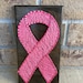 Made to Order Breast Cancer Ribbon String Art Board - Etsy