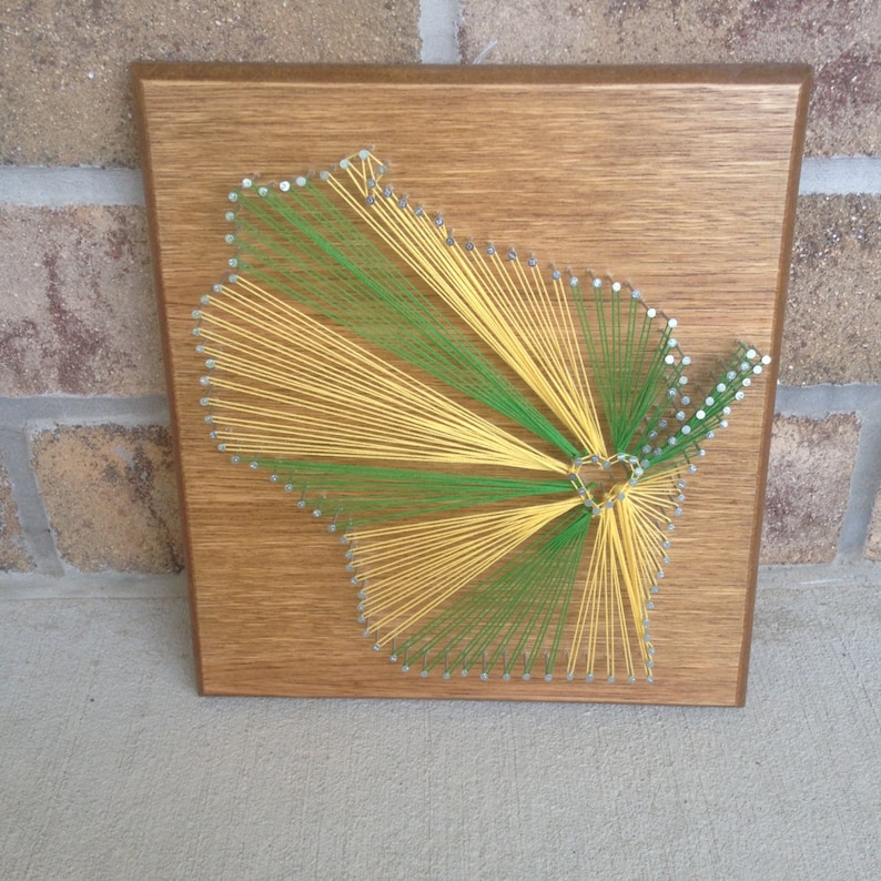 Custom Made to Order Wisconsin String Art | Etsy