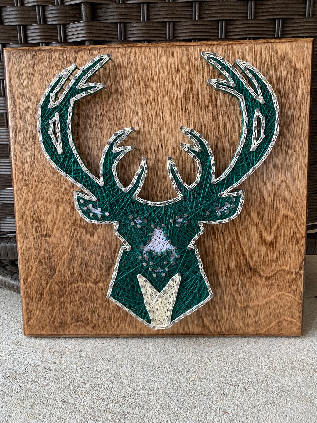 Custom Made to Order NBA Milwaukee Bucks String Art Board - Etsy