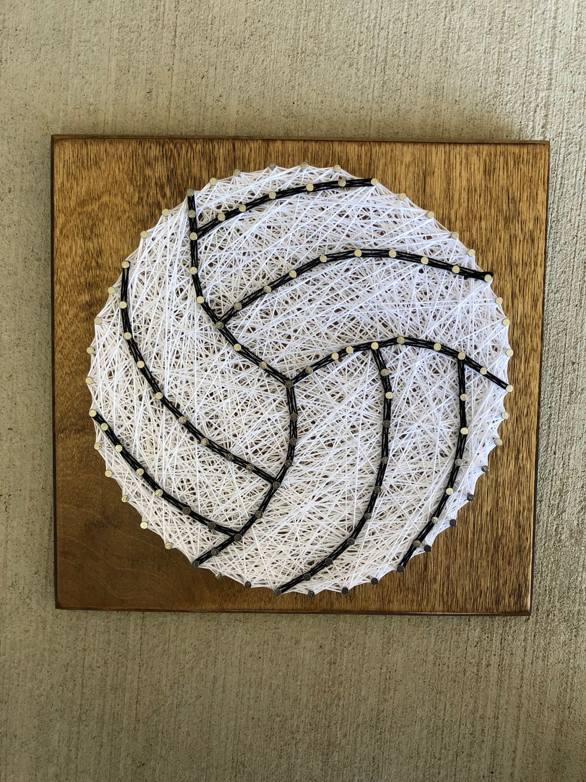 Custom Made to Order Volleyball String Art Board - Etsy