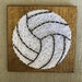 Custom Made to Order Volleyball String Art Board - Etsy