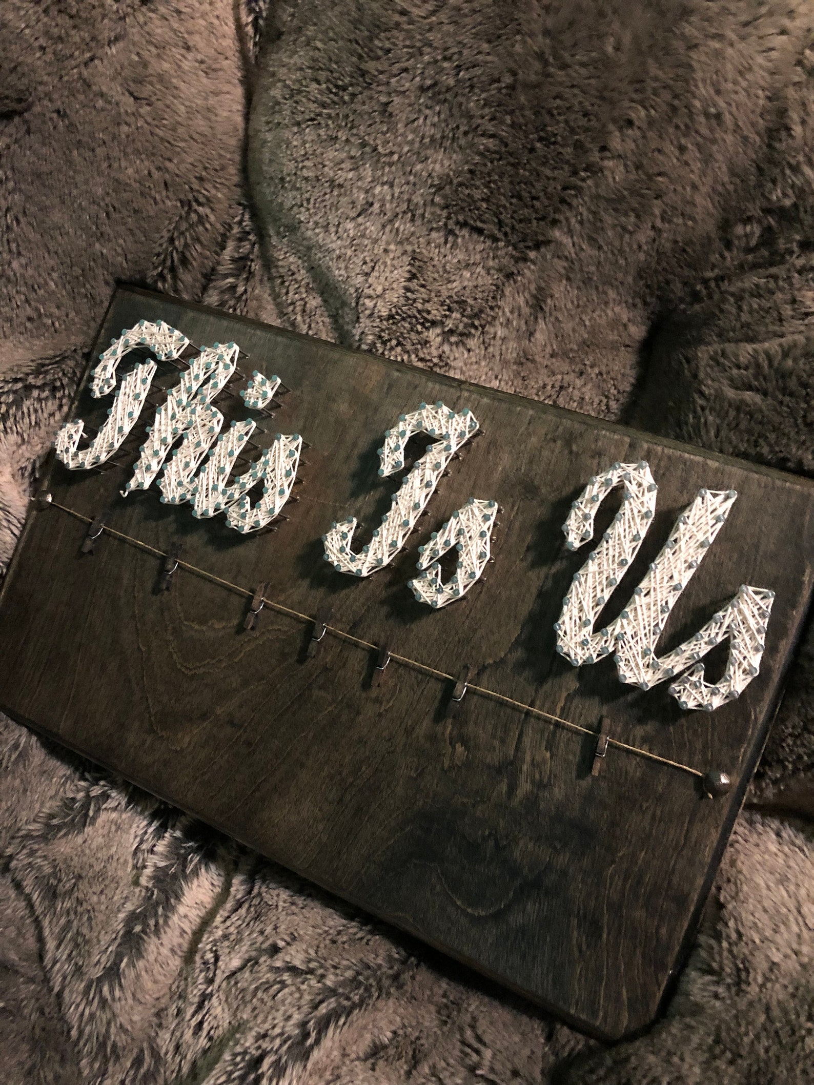 Custom Made to Order This is Us String Art Board With Picture | Etsy