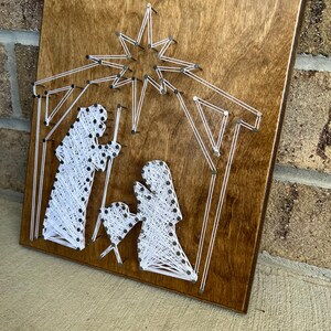 Custom Made to Order Nativity Scene Christmas String Art Board - Etsy