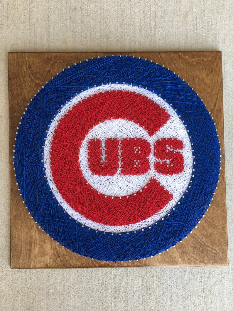 Custom Made to Order MLB Chicago Cubs String Art Board - Etsy
