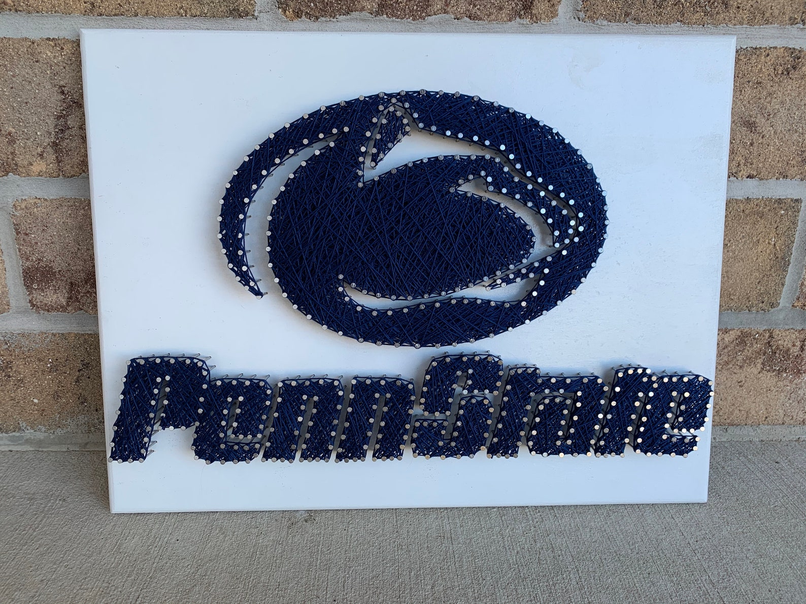 Custom Made to Order Penn State College University String Art | Etsy