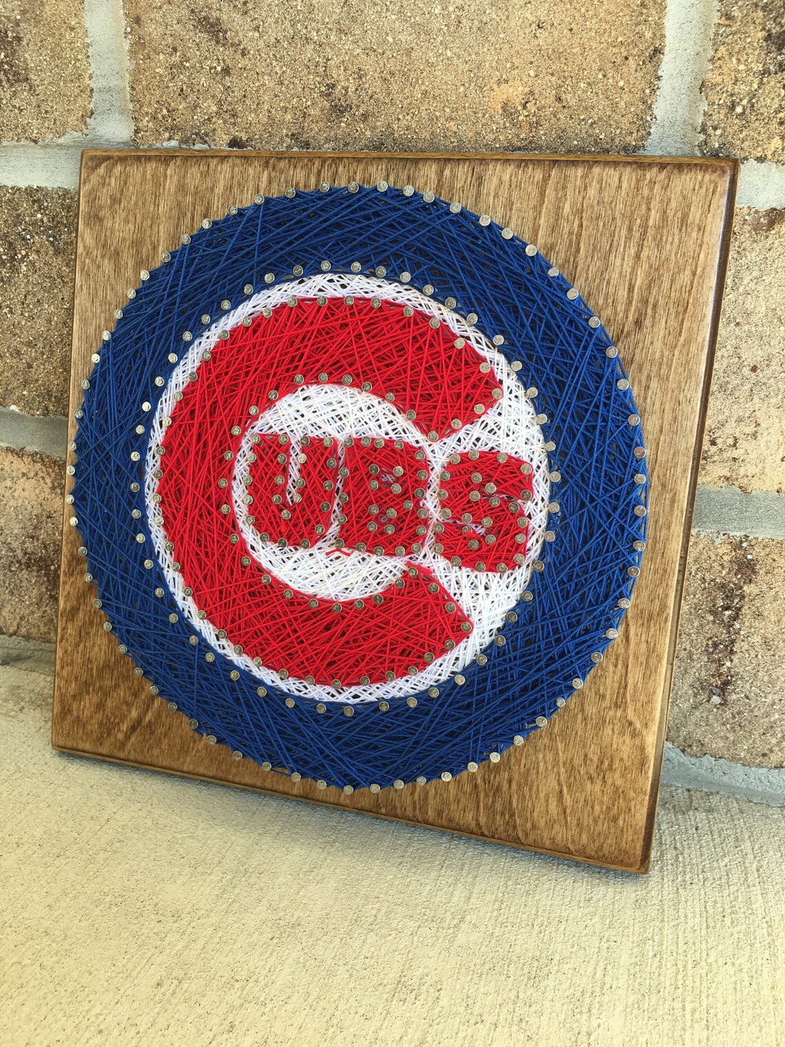 Custom Made to Order MLB Chicago Cubs String Art Board - Etsy