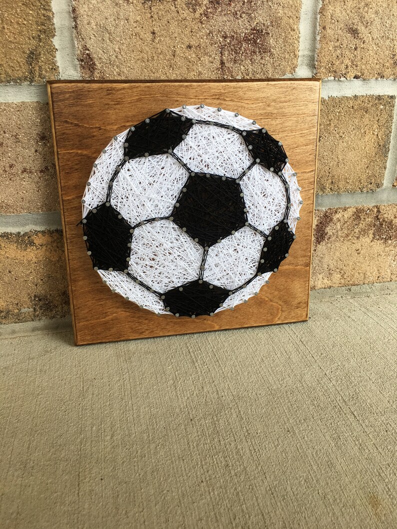 Custom Made to Order Soccer String Art Board - Etsy