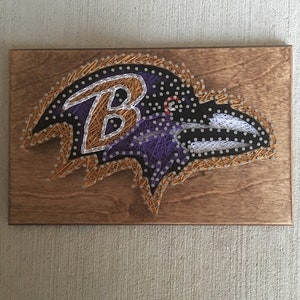 Baltimore Ravens String Art Board - Etsy