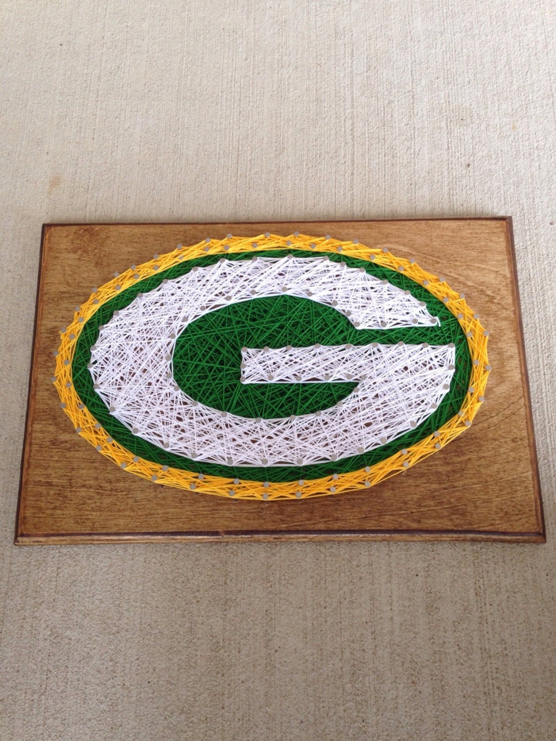 Custom Made to Order Green Bay Packers String Art - Etsy