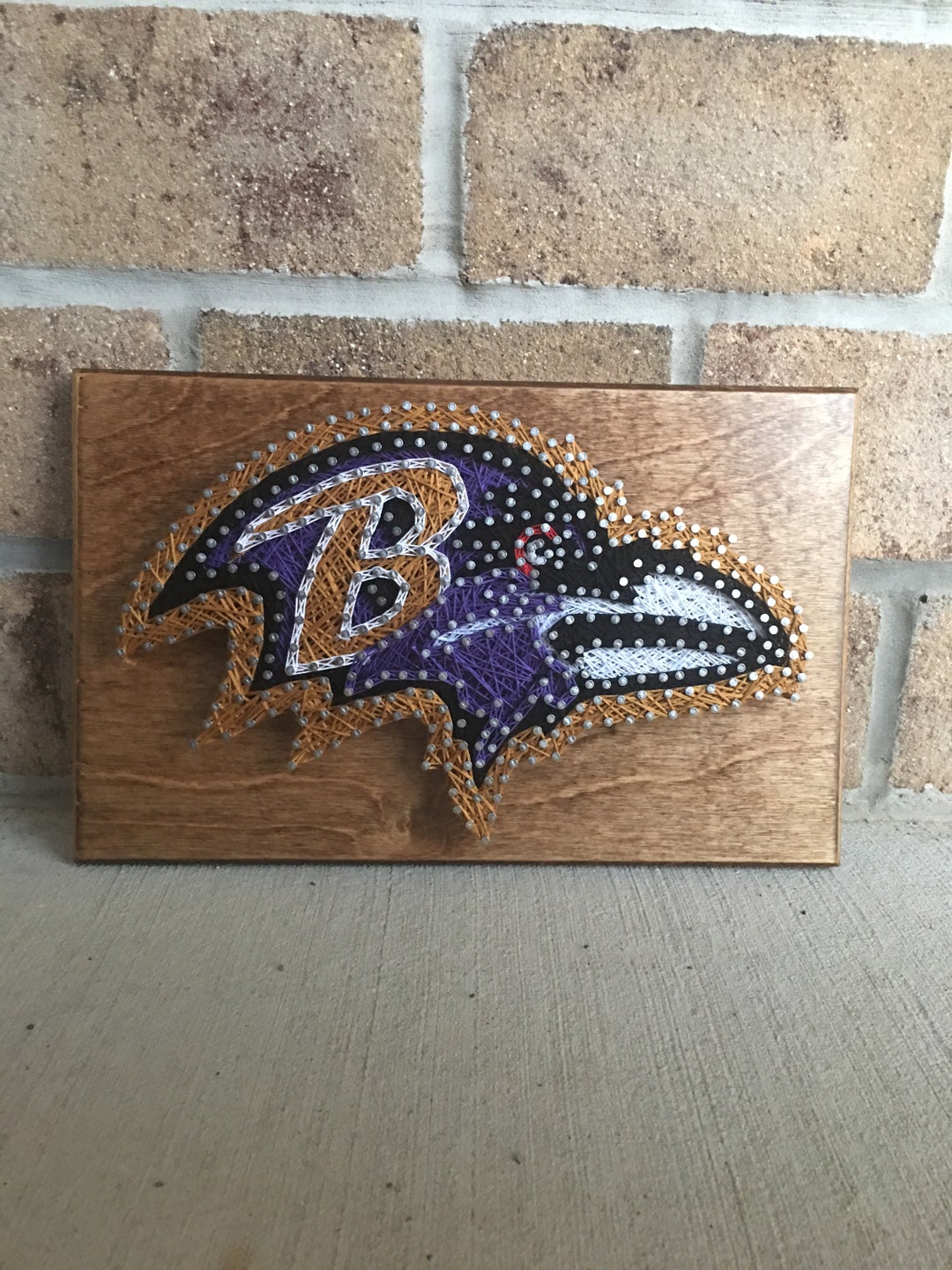 Baltimore Ravens String Art Board - Etsy