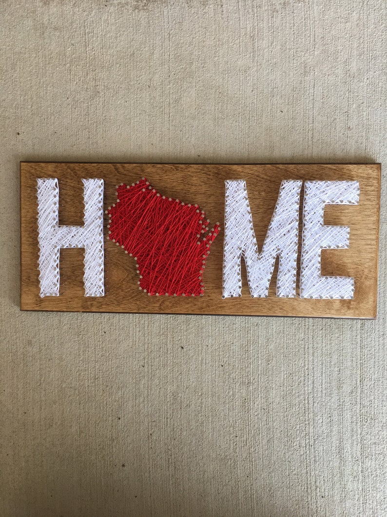 Custom Made to Order Home State String Art Board - Etsy