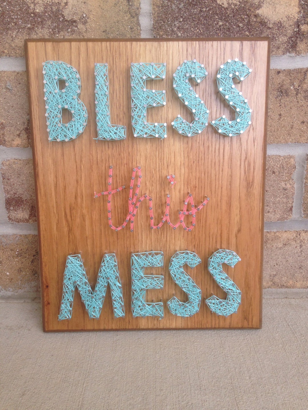 Made to Order Bless This Mess String Art - Etsy