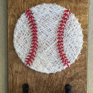 Custom Made to Order Baseball String Art Board With Single Hooks for ...