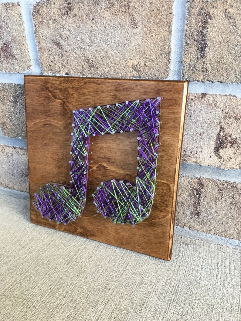Custom Made to Order String Art Music Notes | Etsy