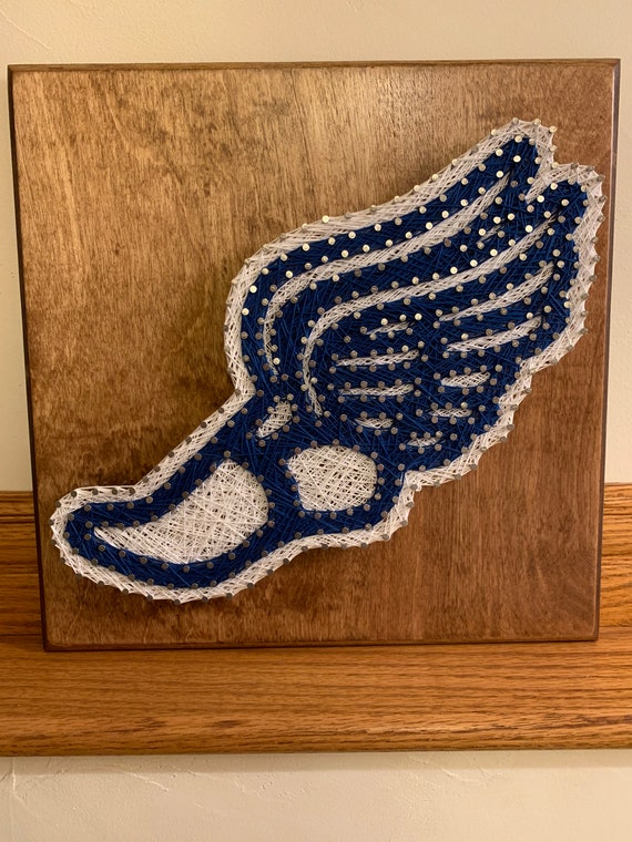 Custom Made to Order Track and Field Shoe String Art | Etsy