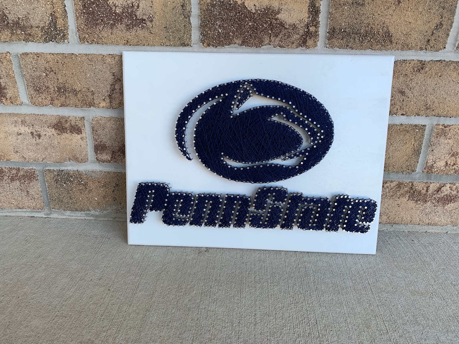 Custom Made to Order Penn State College University String Art Board - Etsy