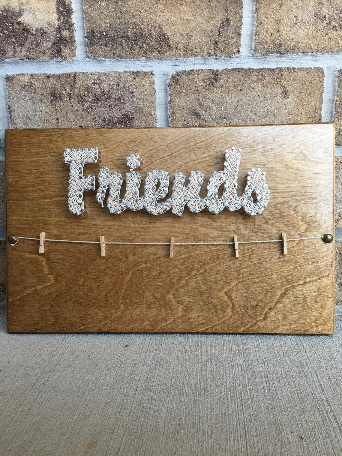Custom Made to Order Friends String Art Board With Picture | Etsy