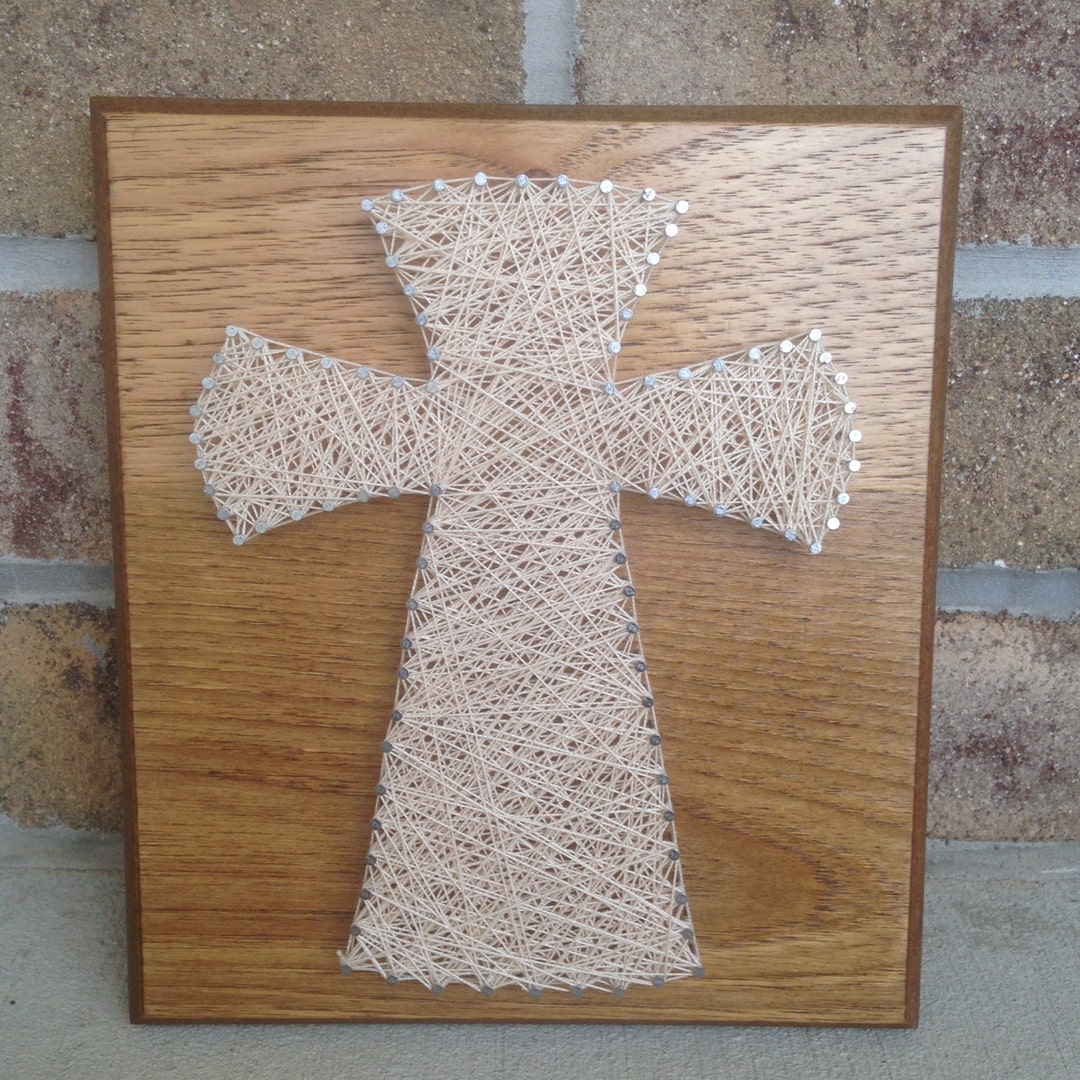 Made to Order String Art Cross - Etsy