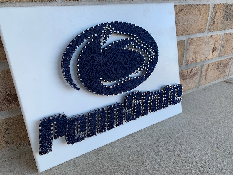 Custom Made to Order Penn State College University String Art Board - Etsy