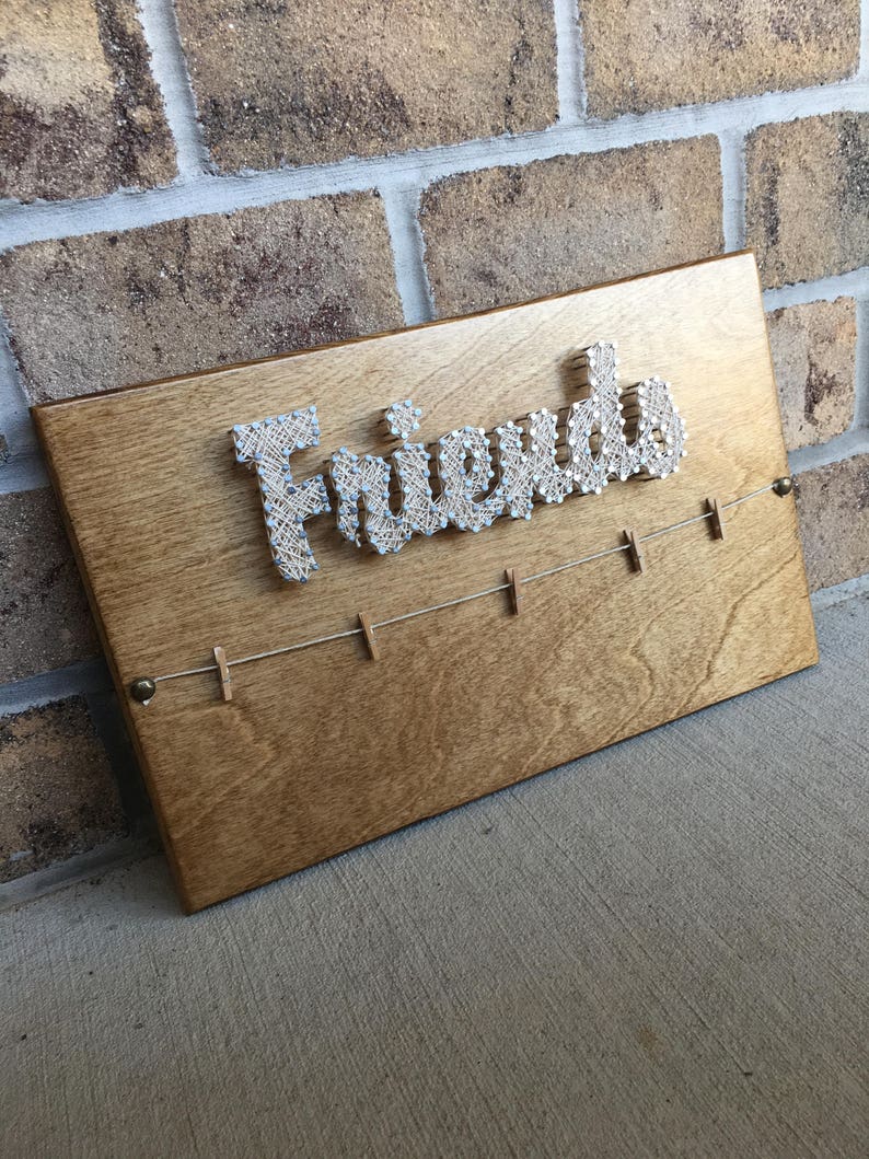 Custom Made to Order Friends String Art Board With Picture - Etsy