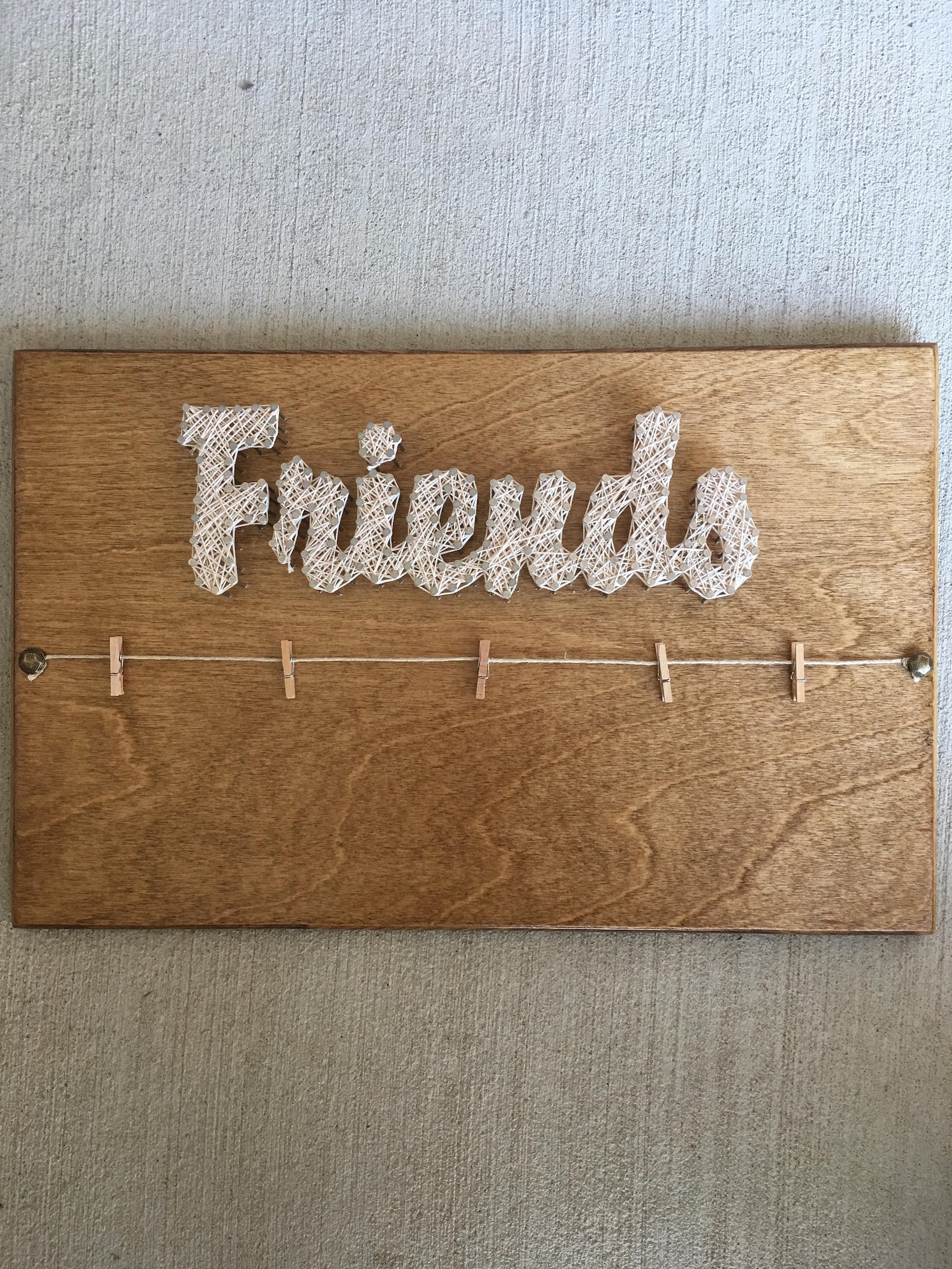 Custom Made to Order Friends String Art Board With Picture - Etsy