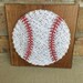 Custom Made to Order Baseball String Art | Etsy