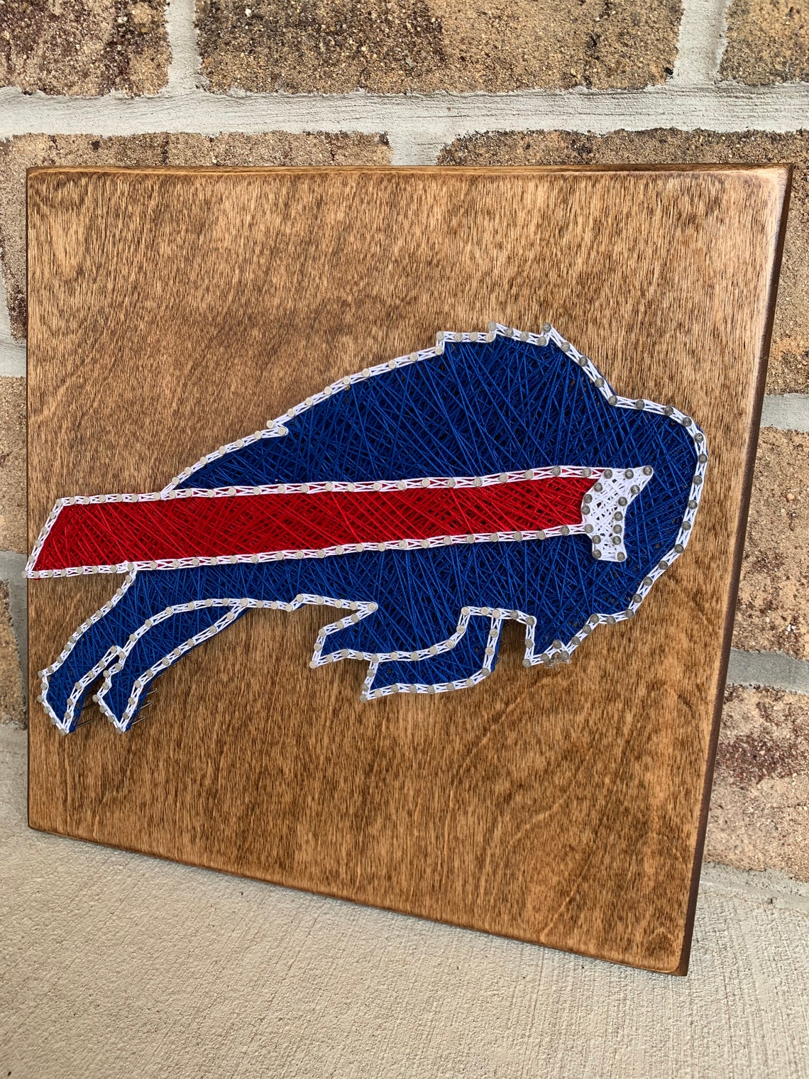 Custom Made to Order Buffalo Bills NFL String Art Board - Etsy