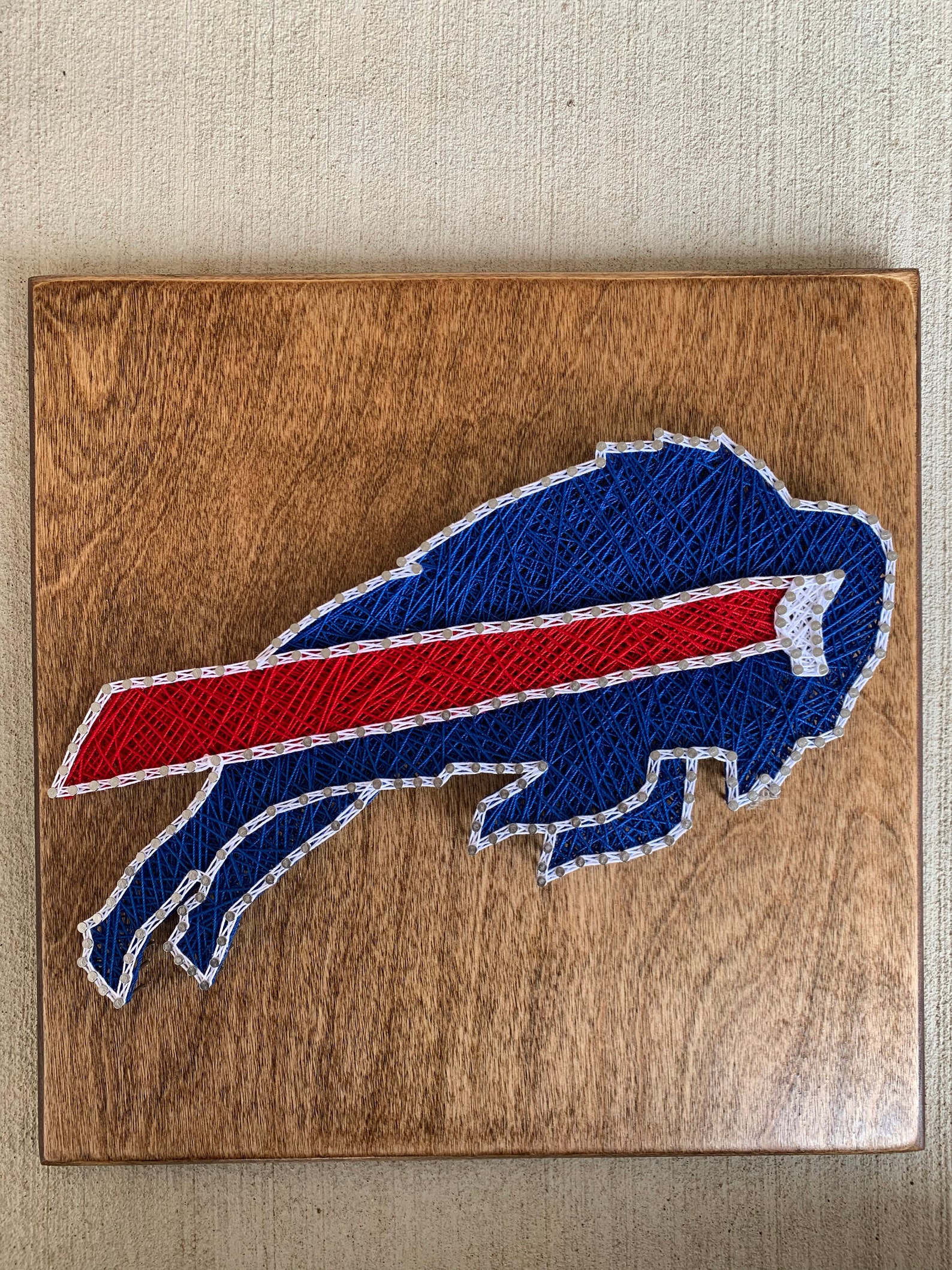 Custom Made to Order Buffalo Bills NFL String Art Board - Etsy