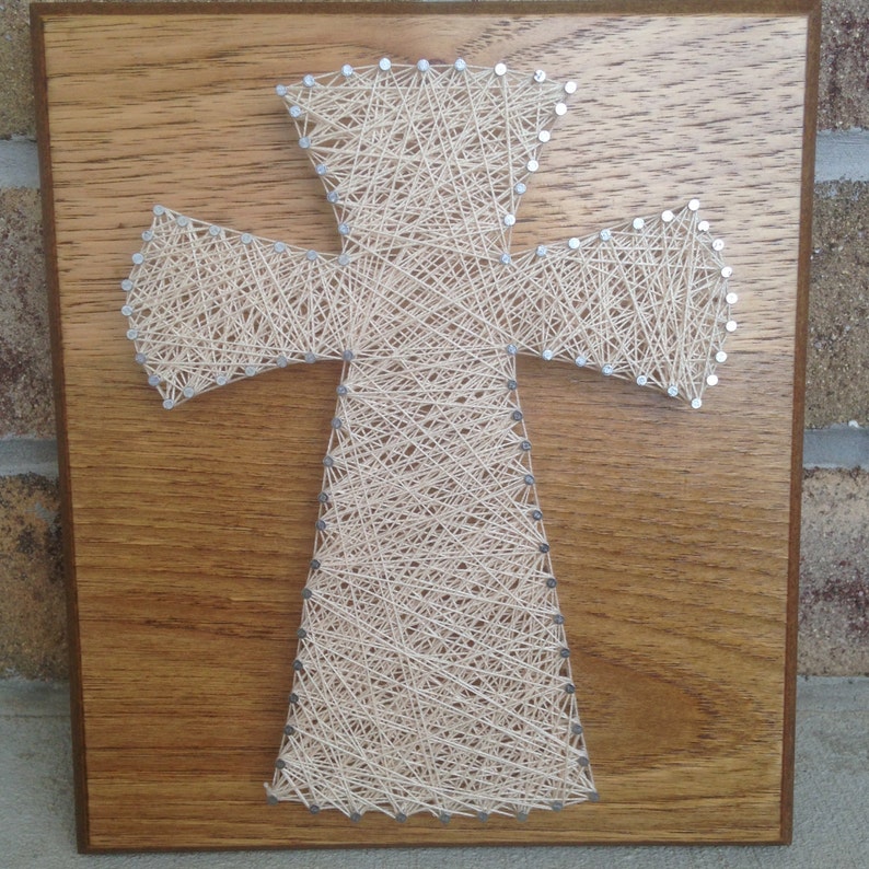 Made to Order String Art Cross | Etsy