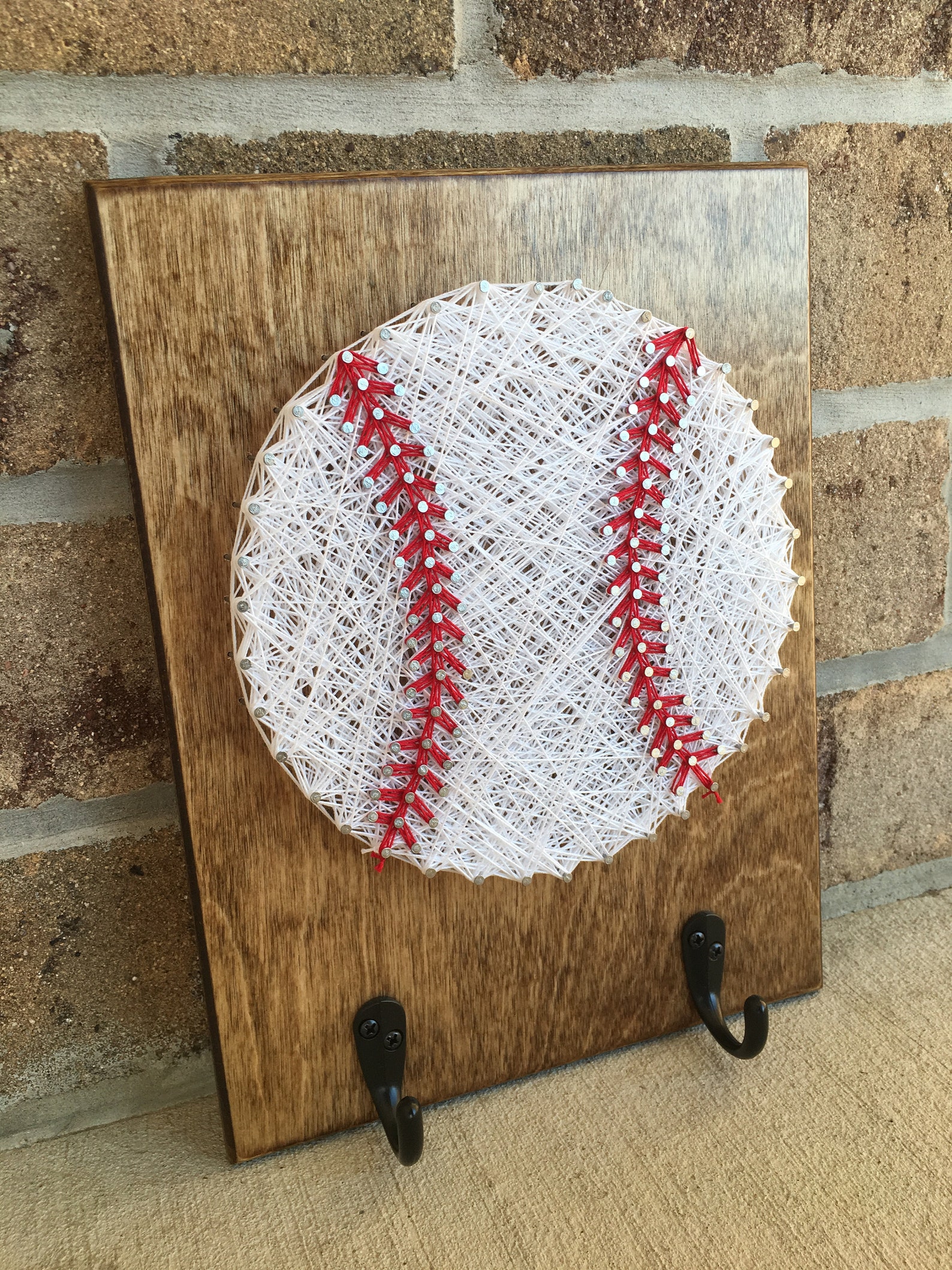 Custom Made to Order Baseball String Art Board With Single | Etsy