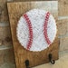 Custom Made to Order Baseball String Art Board With Single - Etsy