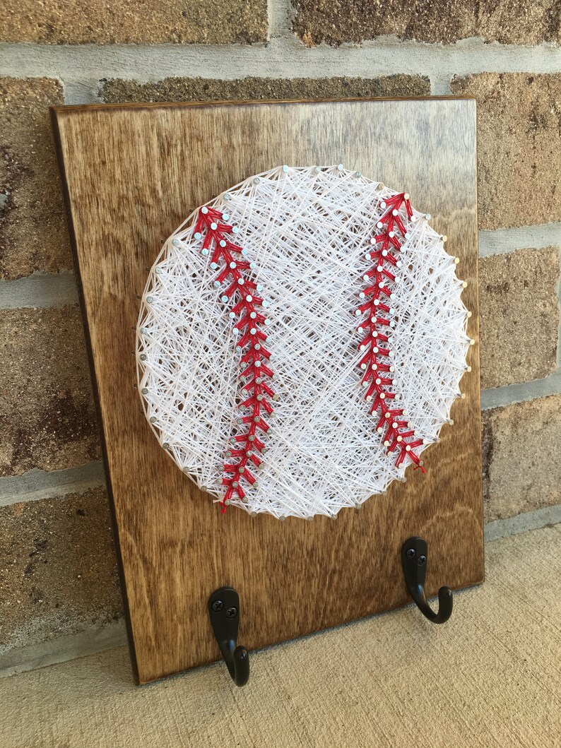 Custom Made to Order Baseball String Art Board With Single - Etsy