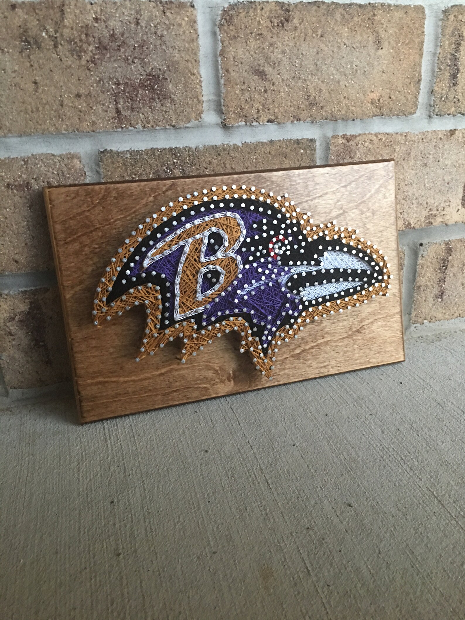 Baltimore Ravens String Art Board - Etsy