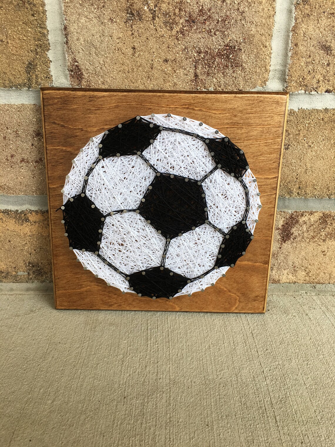 Custom Made to Order Soccer String Art Board - Etsy
