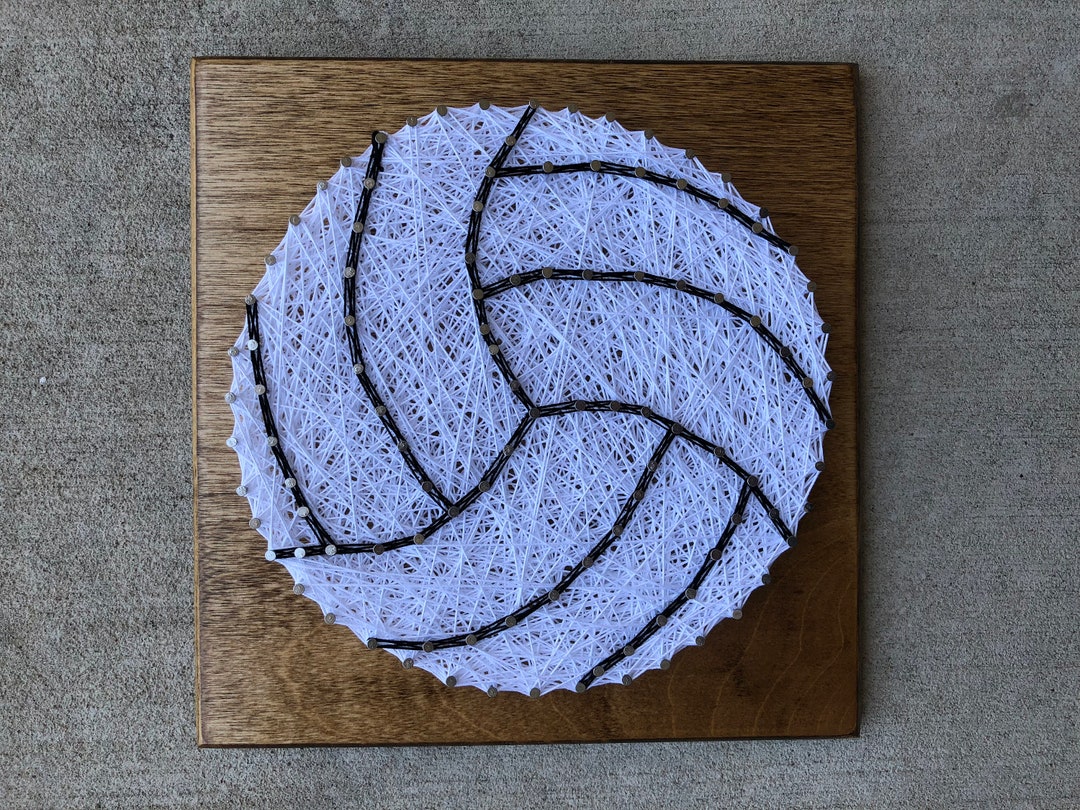 Custom Made to Order Volleyball String Art Board - Etsy
