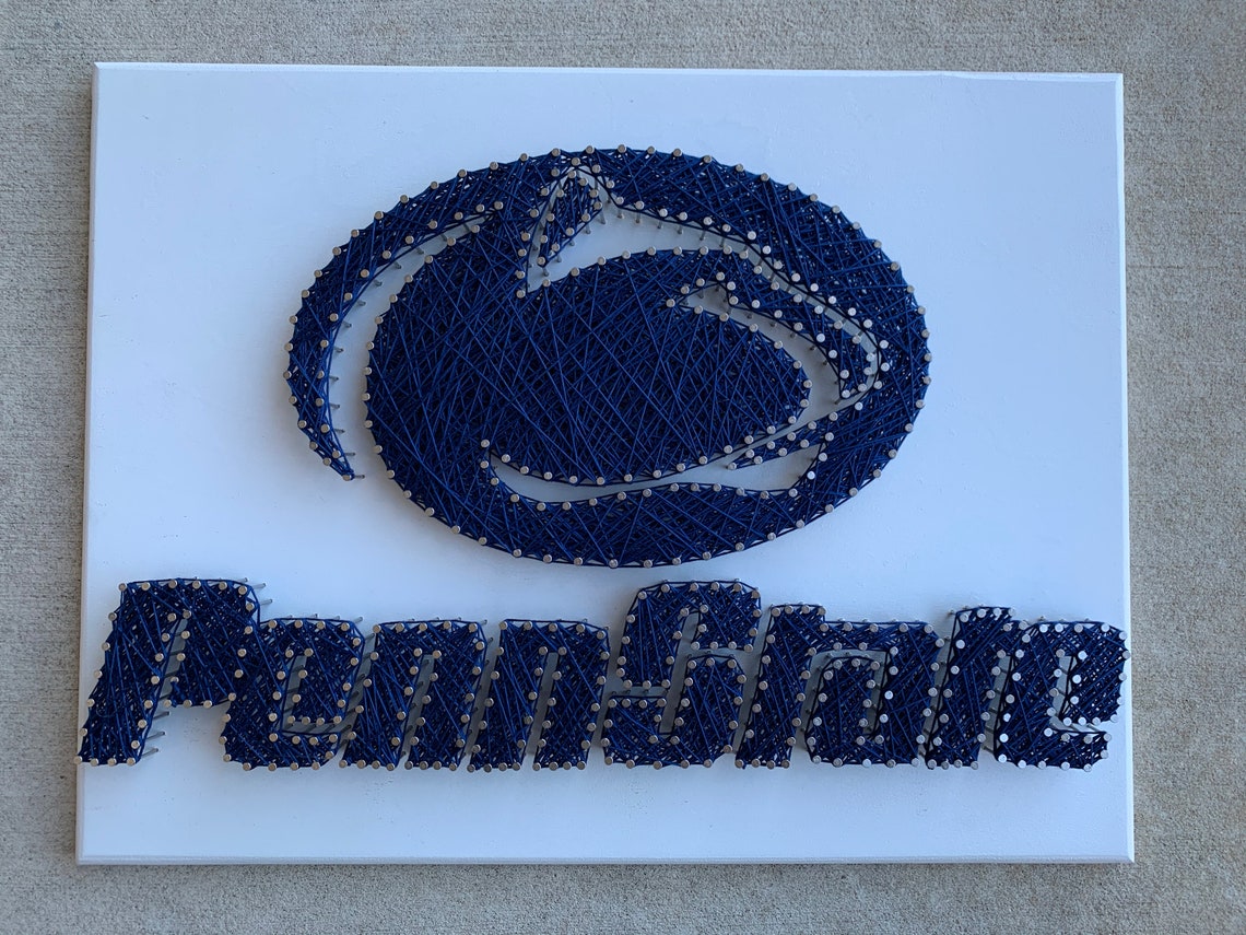 Custom Made to Order Penn State College University String Art Board - Etsy