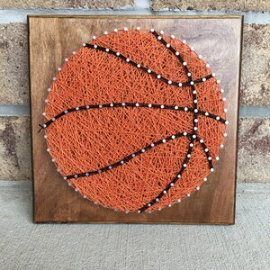 Custom Made to Order Basketball String Art - Etsy