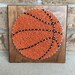 Custom Made to Order Basketball String Art - Etsy