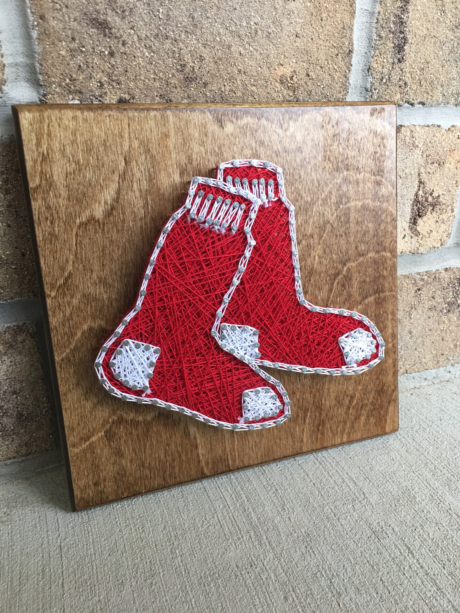 Custom Made to Order MLB Boston Red Sox's String Art | Etsy