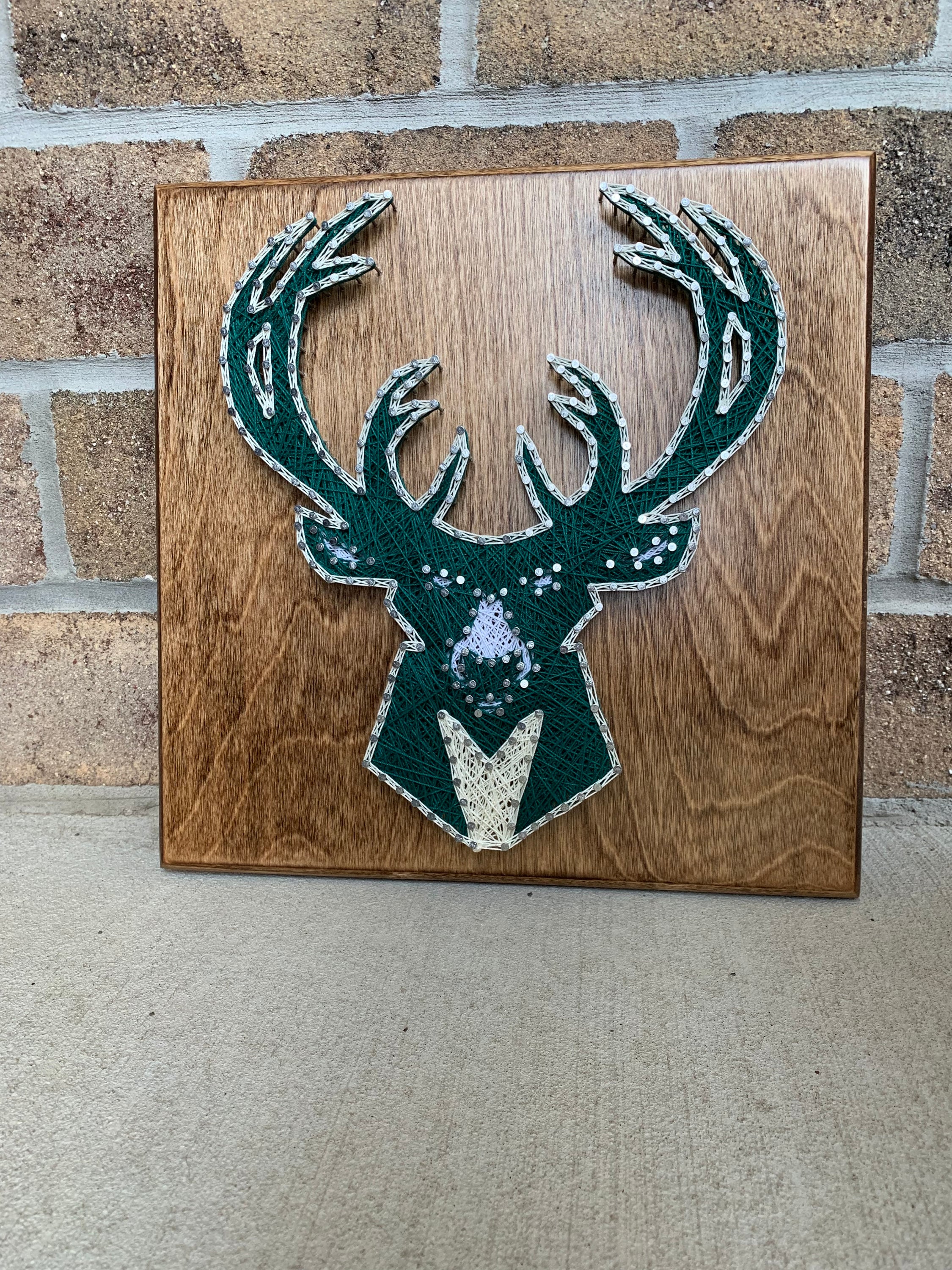 Custom Made to Order NBA Milwaukee Bucks String Art Board - Etsy