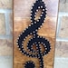 Custom Made to Order String Art Music Treble Clef - Etsy