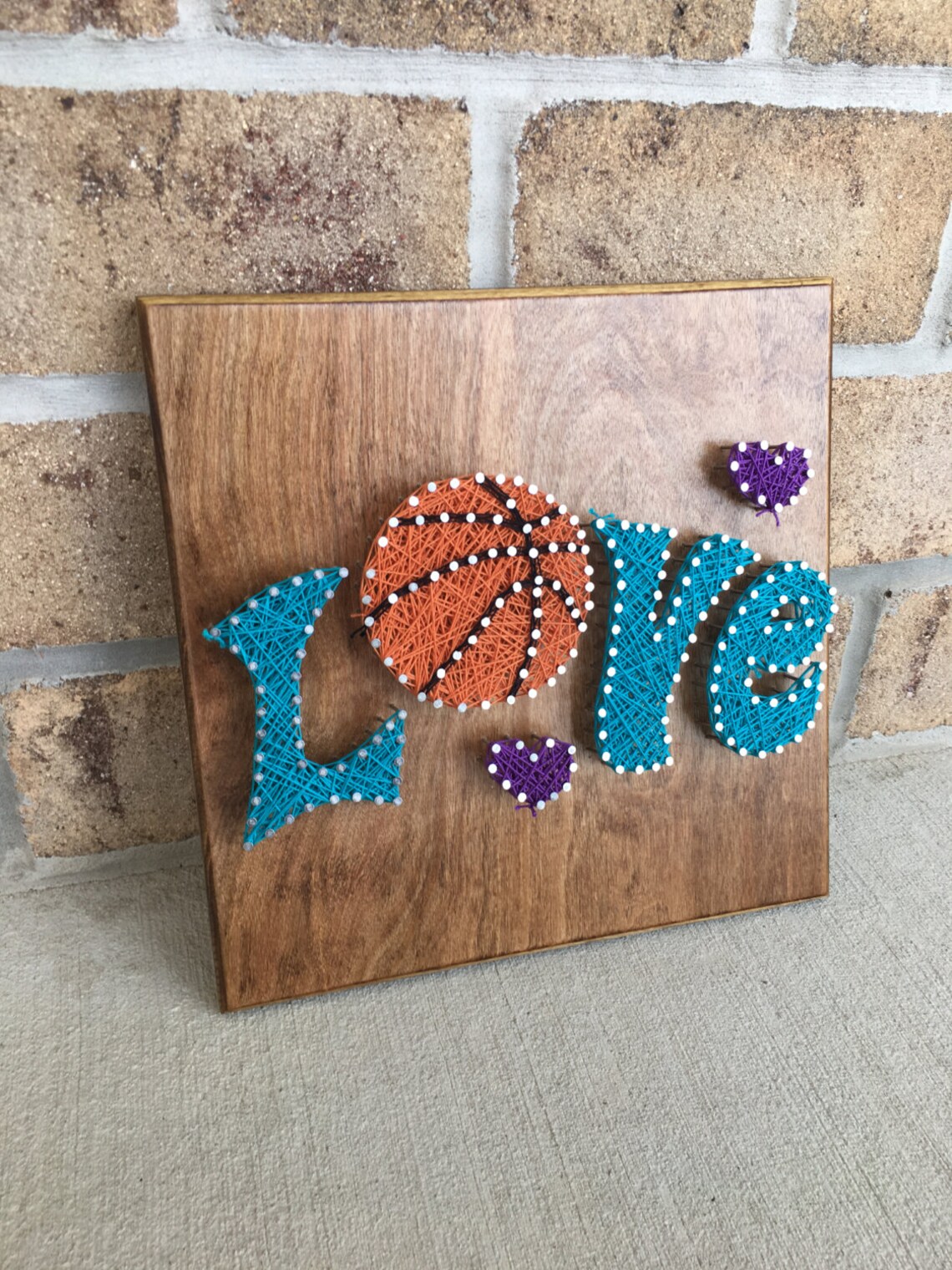 Made to Order Love Basketball String Art Board | Etsy