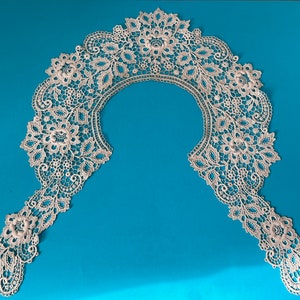 An Antique Machine Lace Collar in Light Ivory Cream. - Etsy