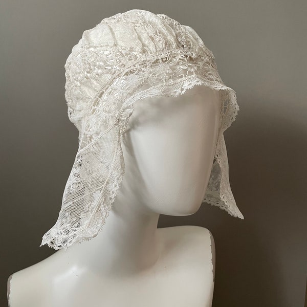 Lace Bridal Cap - Etsy