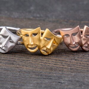Mask Ring , 925 Sterling Silver - Etsy