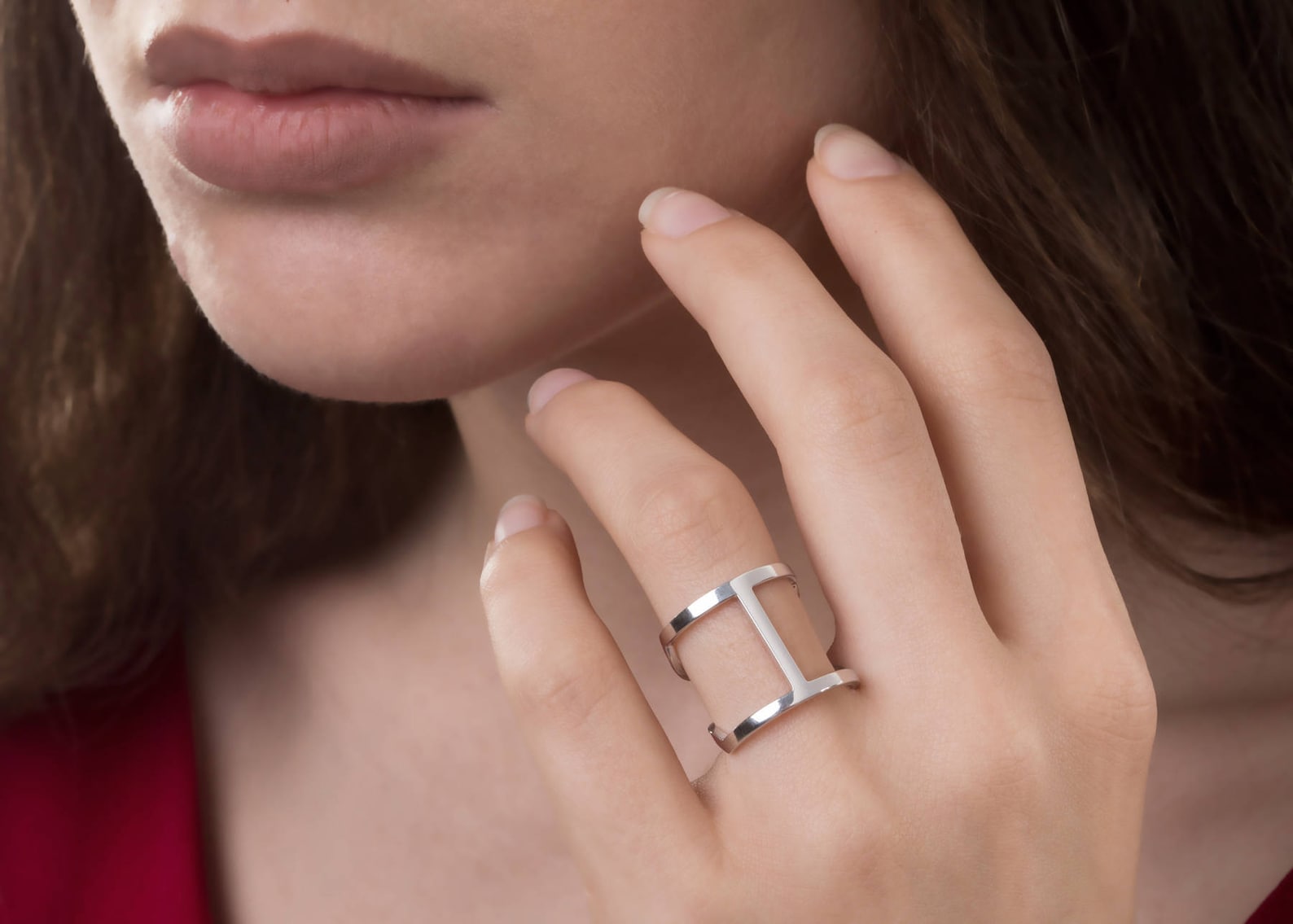 H Ring , 925 Sterling Silver - Etsy