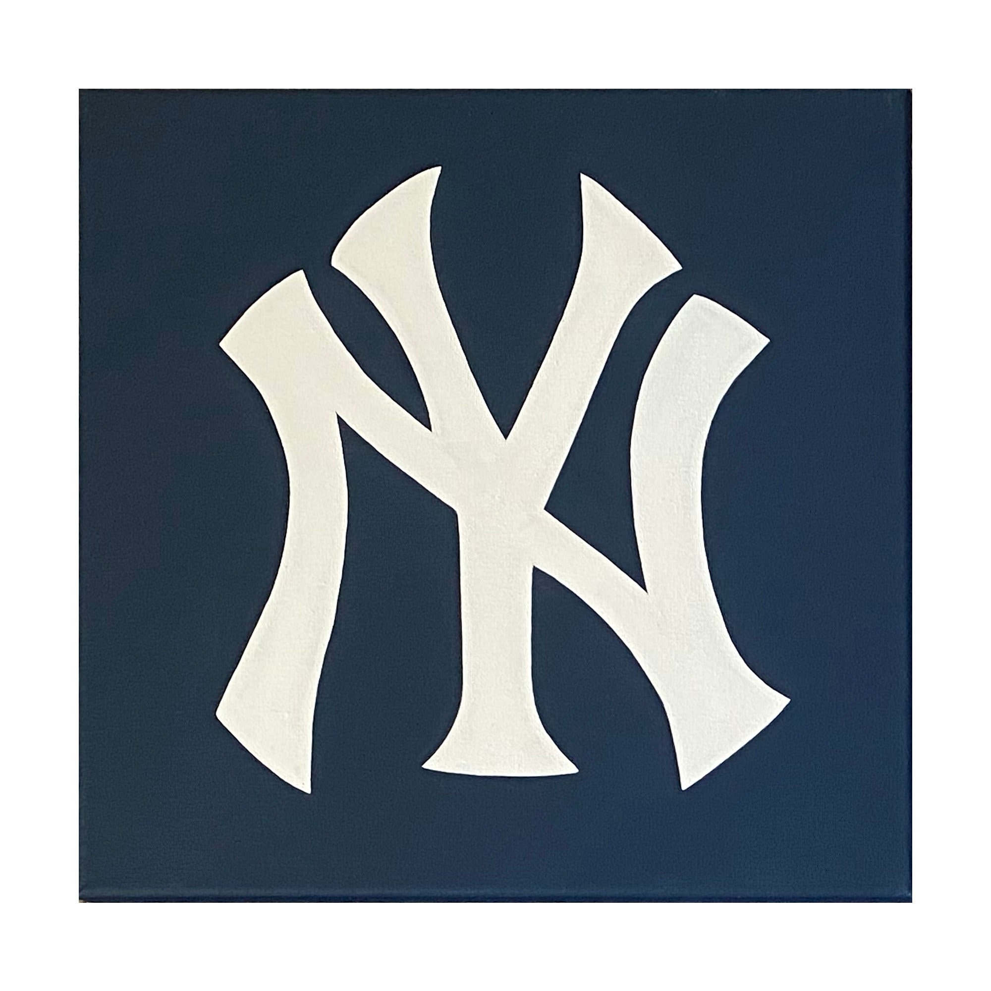 MLB Team Logo Canvas Painting Cualquier equipo Yankees, Dodgers, Cubs ...